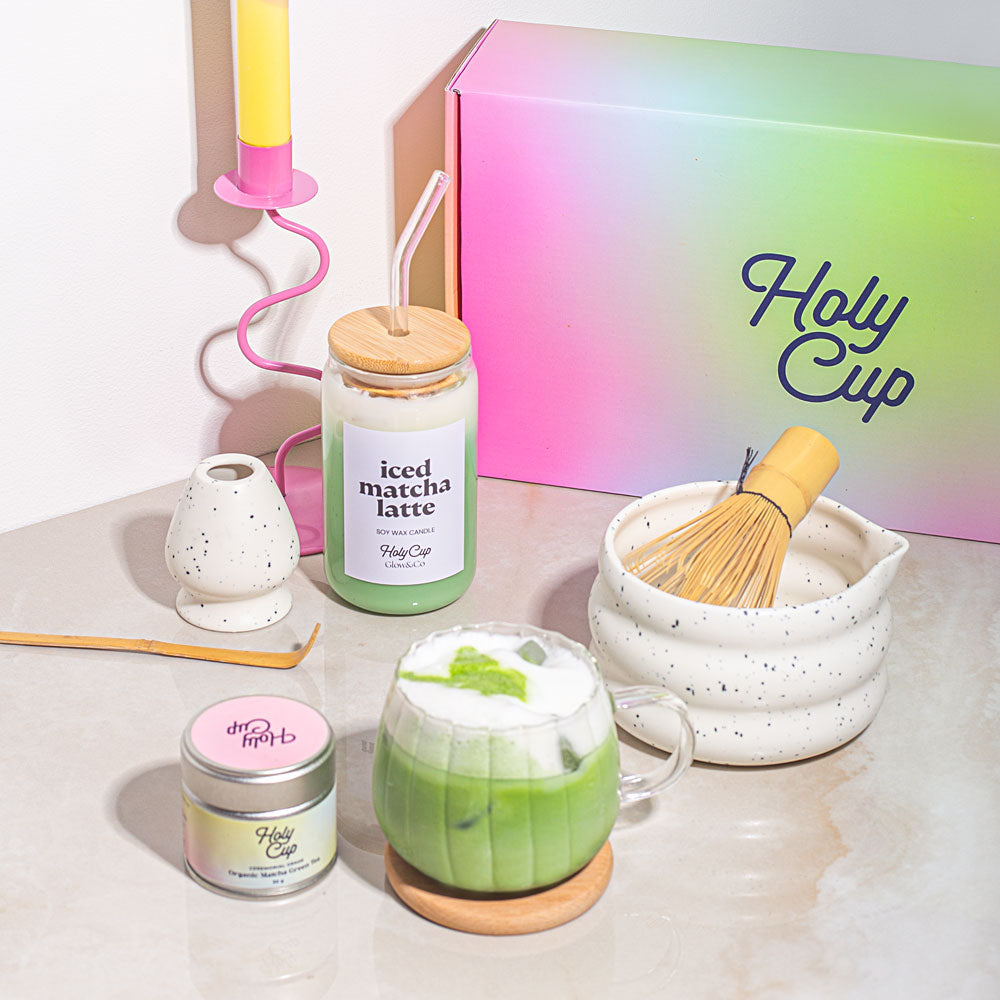 Matcha rinkinys su puodeliais BUBBLE | holycup.lt